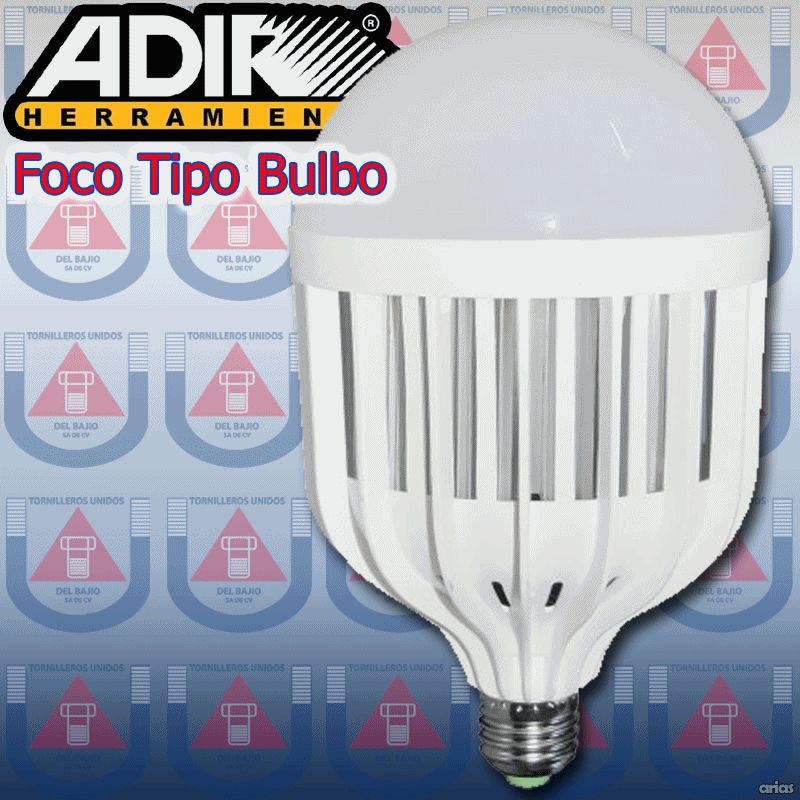 ADIR – FOCO TIPO BULBO LED 20w Jumbo ULTIMAS PIEZAS – TORNILLEROS ...