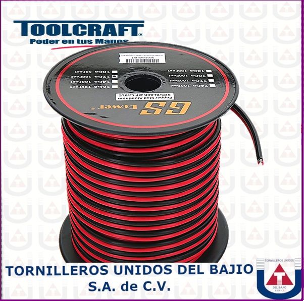 CABLE P/ BOCINA BICOLOR CAL. 22 (ROLLO 100 mts) | TORNILLEROS UNIDOS ...