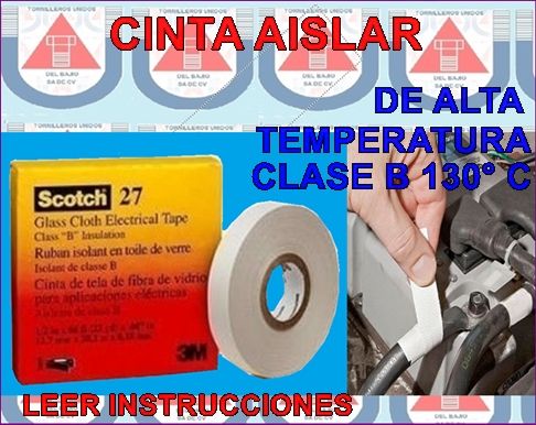 SCOTCH 27 – CINTA AISLAR FIBRA DE VIDRIO 3M 1/2 X 20MTS – TORNILLEROS ...