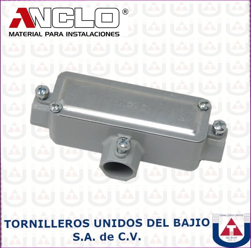 ANCLO – CONDULET PARED DELG CCT 3/4 – TORNILLEROS UNIDOS DEL BAJIO SA DE CV