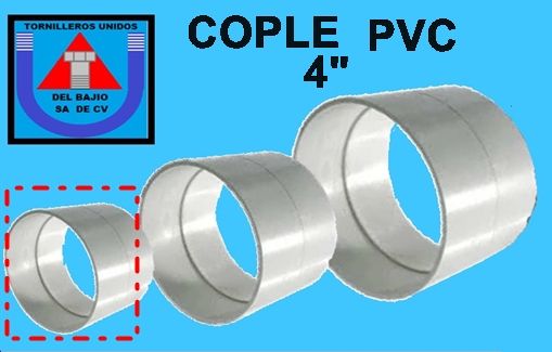 PVC SANITARIO – COPLE 4 | TORNILLEROS UNIDOS DEL BAJIO SA DE CV