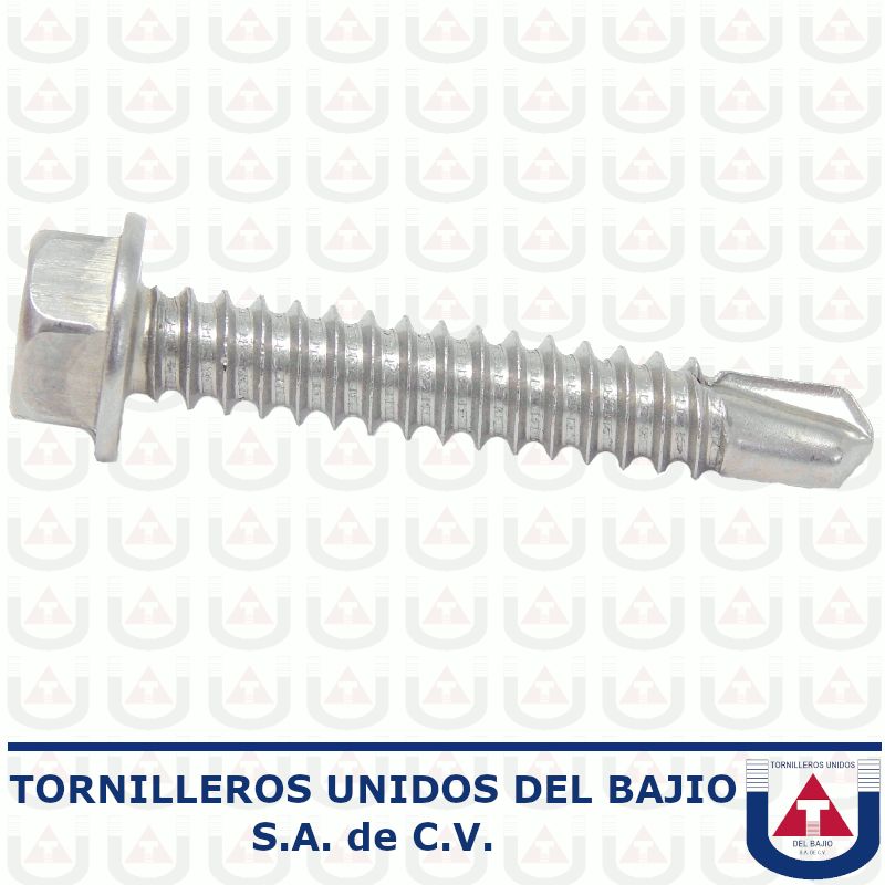 PIJA HEXAGONAL P BROCA INOX-304 14 X 3/4 - TORNILLEROS UNIDOS DEL BAJIO