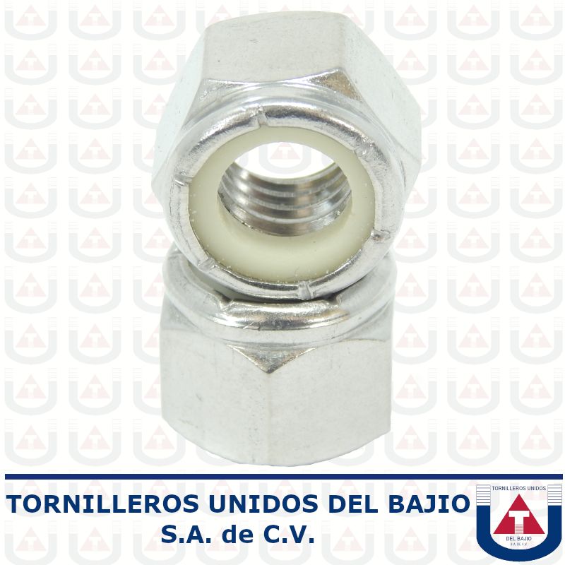 TUERCA HEX INS NYLON INOX304 NC 3/8 – TORNILLEROS UNIDOS DEL BAJIO SA DE CV