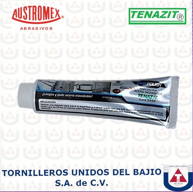 PASTA PARA PULIR ACERO INOXIDABLE 75 ML | TORNILLEROS UNIDOS DEL BAJIO ...
