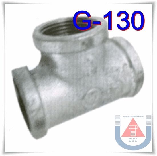 TEE GALV 1/2 | TORNILLEROS UNIDOS DEL BAJIO SA DE CV